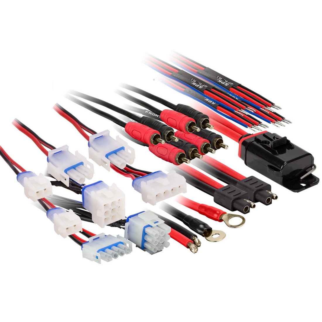 Metra MPS-AK84 Motorcycle & Powersports 4-Channel 8-Gauge Amplifier Kit ...