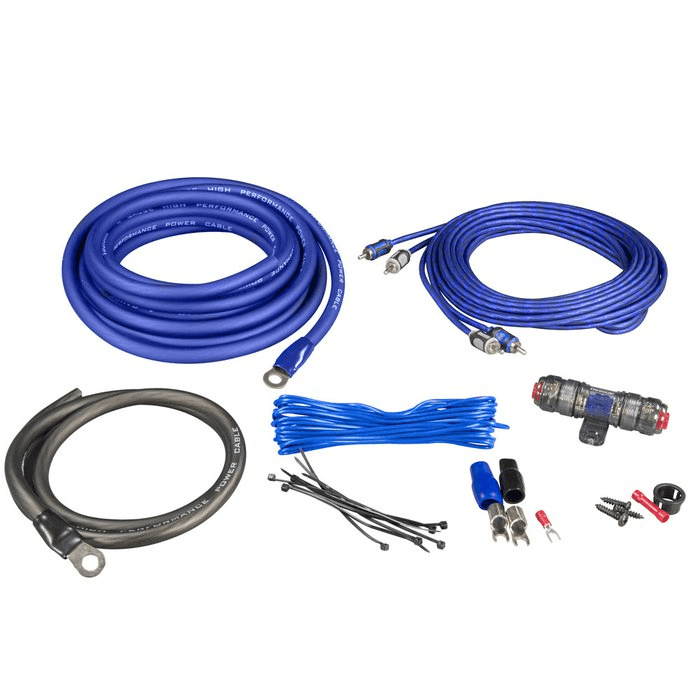 Metra Tsunami 1500 WATT 4 Gauge Complete Amp Kit W/ RCA + CCA Cables ...