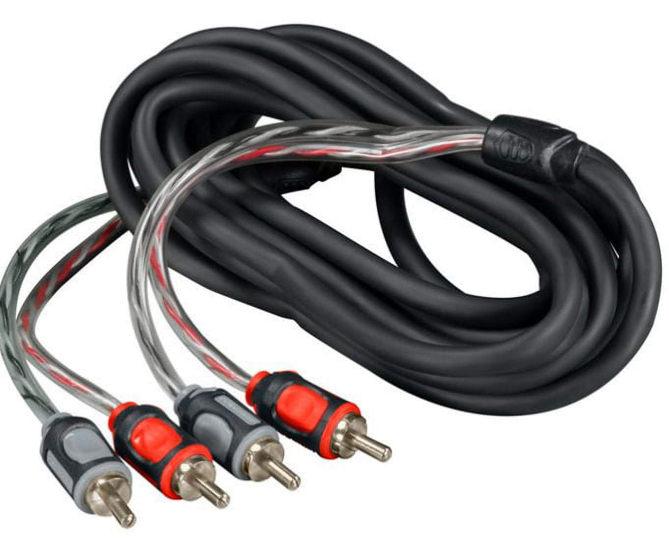 Metra Tsunami T2RCA10PB 10' Two Channel Premium Stereo RCA Audio Cables ...