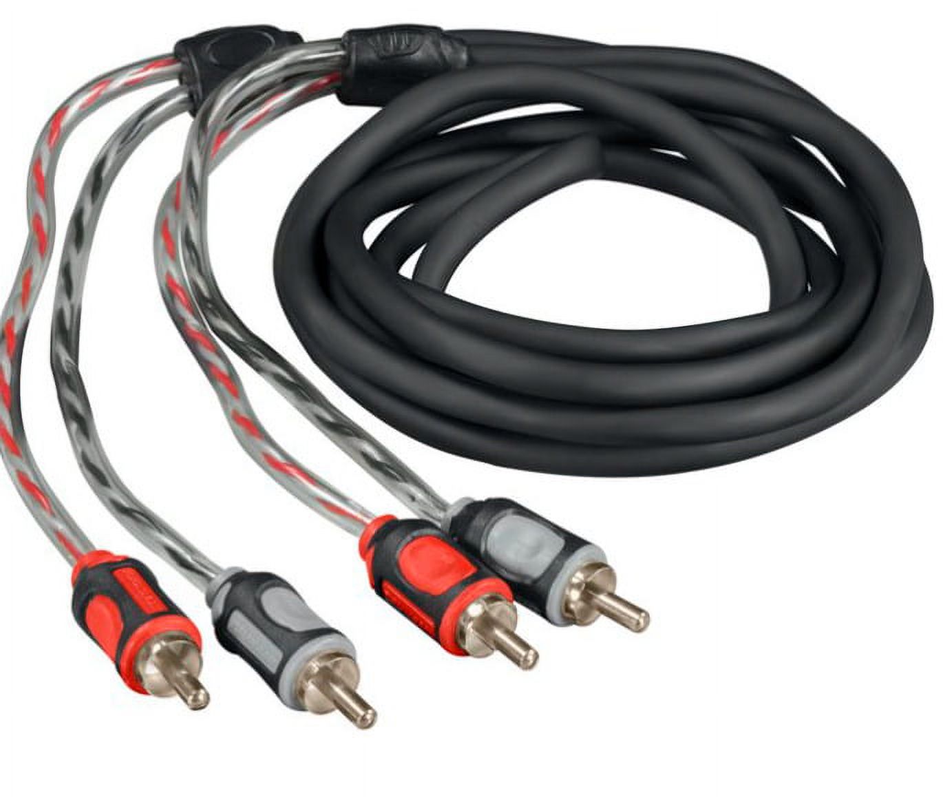 Metra Tsunami T2RCA6 6' Two Channel Premium Stereo RCA Audio Cables Red ...