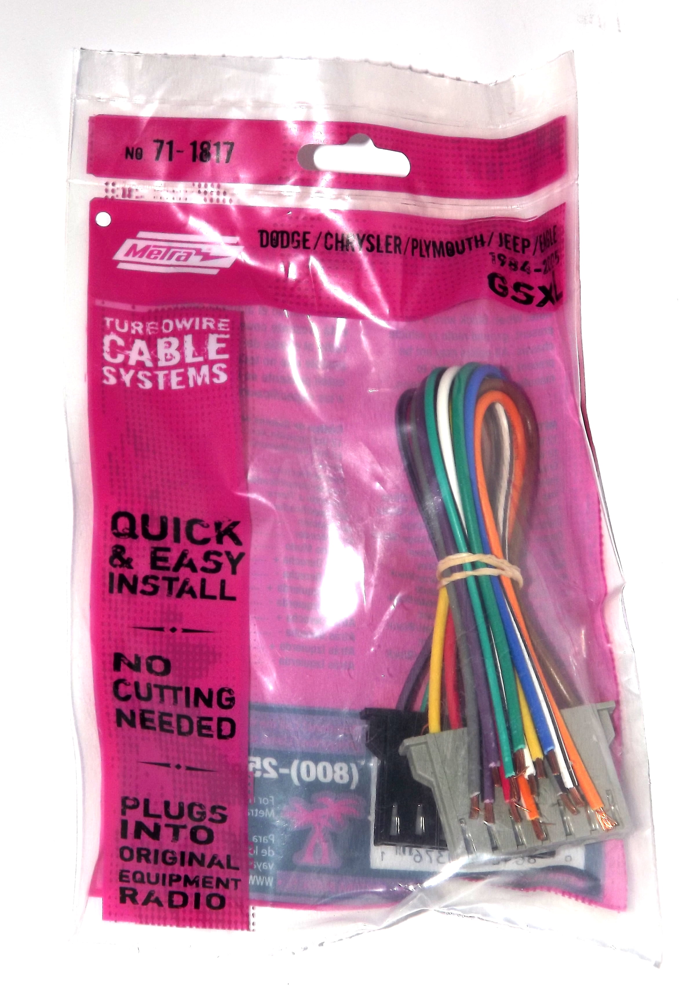 Metra Turbowire Radio Stereo Connector Install Wire Harness for 1984-06 ...