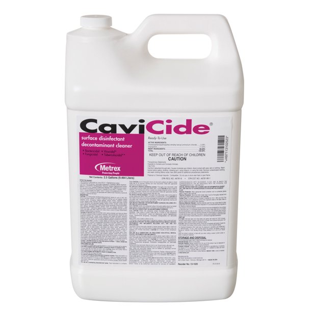Metrex 13-1025 CaviCide Surface Disinfectant Decontaminant 2.5 Gallon ...