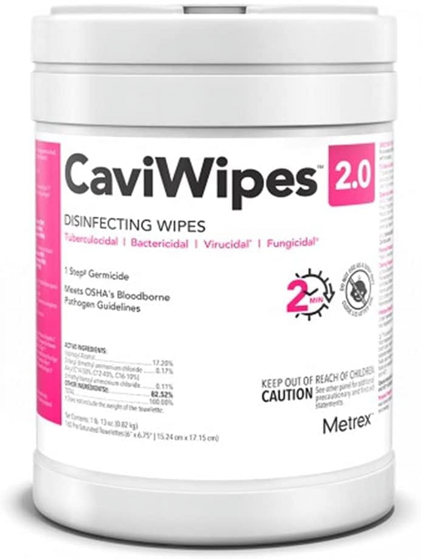 To Your Door Medical, Metrex CaviWipes 2.0 Disinfecting Wipes, 160 Per ...