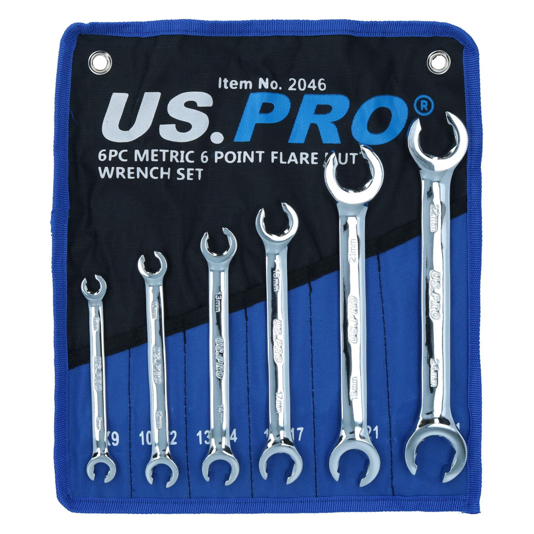 Metric 6 point Flare Nut Pipe Wrench Diesel Injectors Spanners 6mm ...