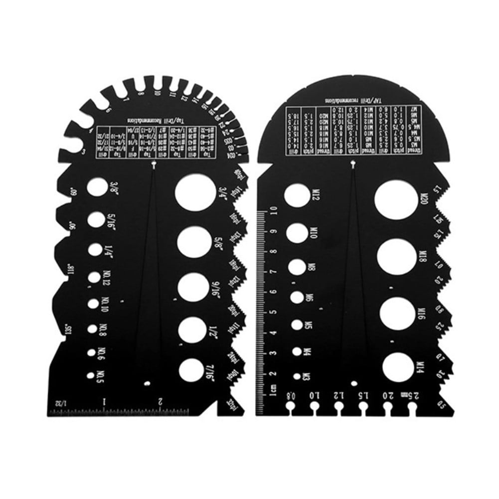 Metric And Imperial Metal Thread Pitch Gauge for Automotive Working ...