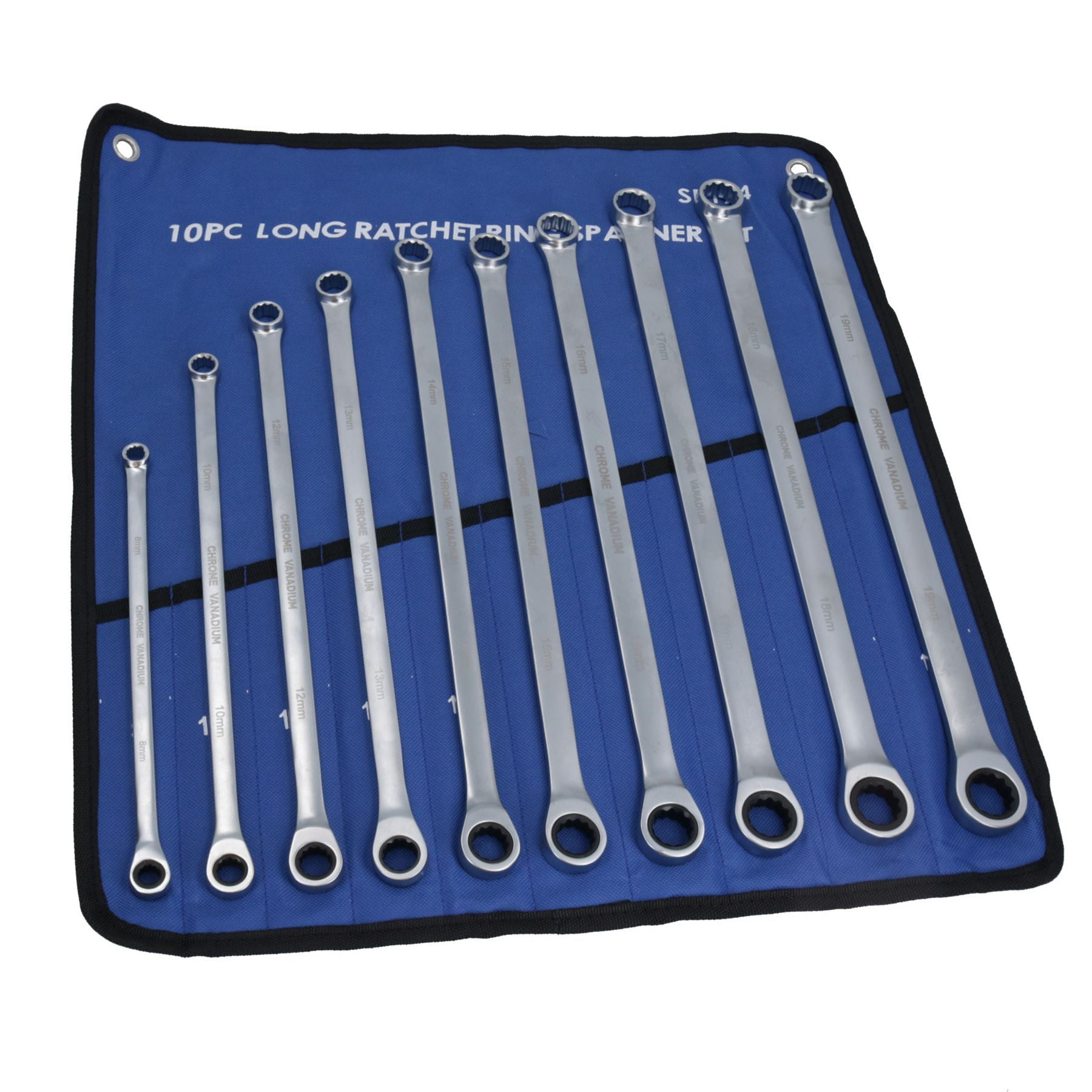 Metric Aviation Ratchet Ring Spanner Wrench Set 8mm – 19mm 72 Teeth ...