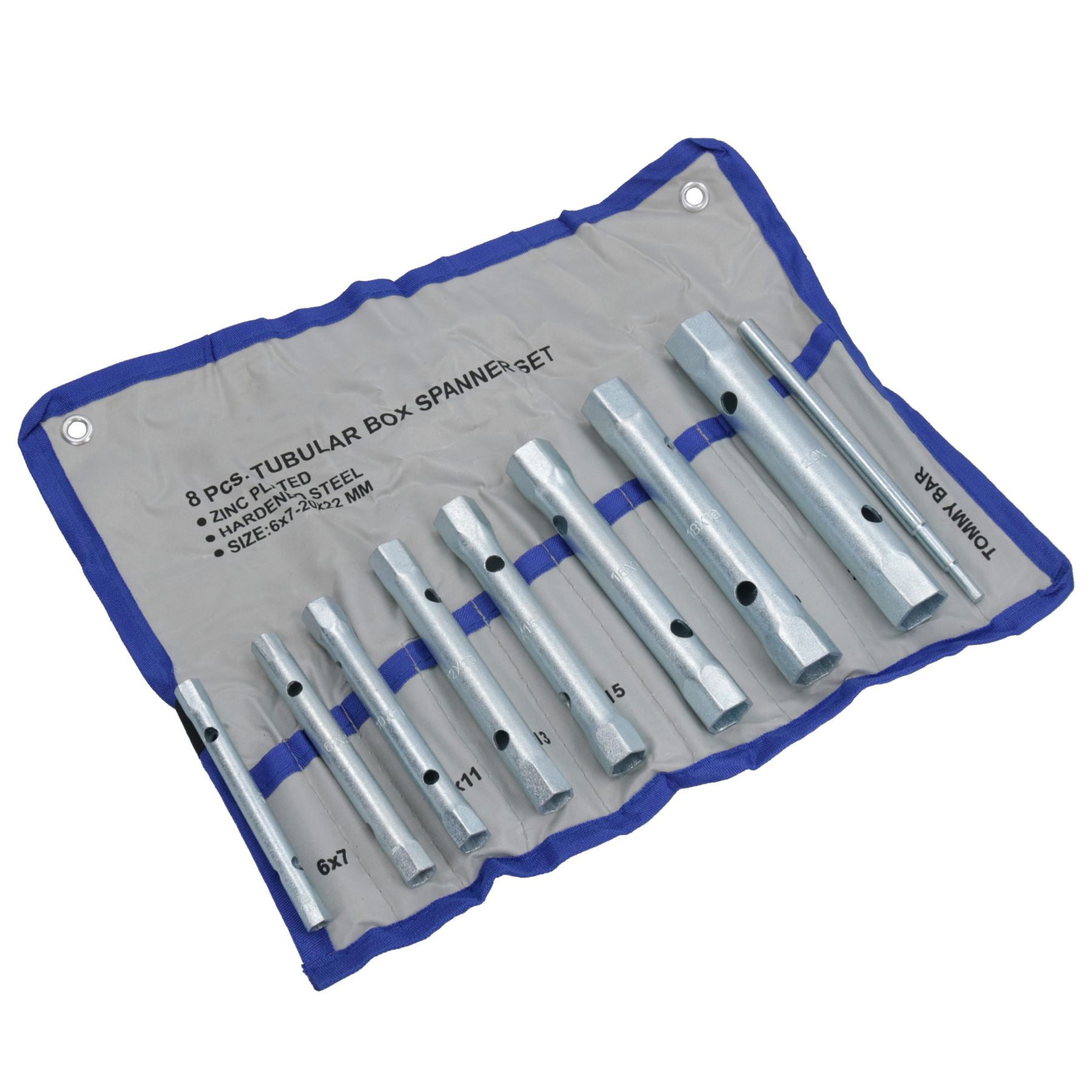 Metric Box Spanner Wrench Bar Tube Tubular 8pc Spark Plug Set TE069 ...
