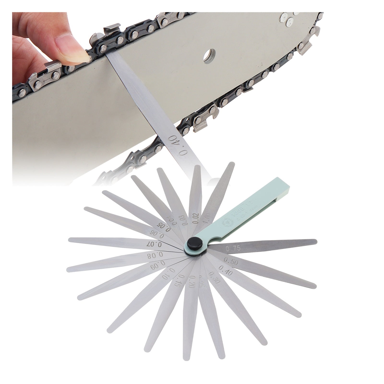 Metric Feeler Gauge Thickness Gauge Set Blade Gap Filler Tappet Valve ...