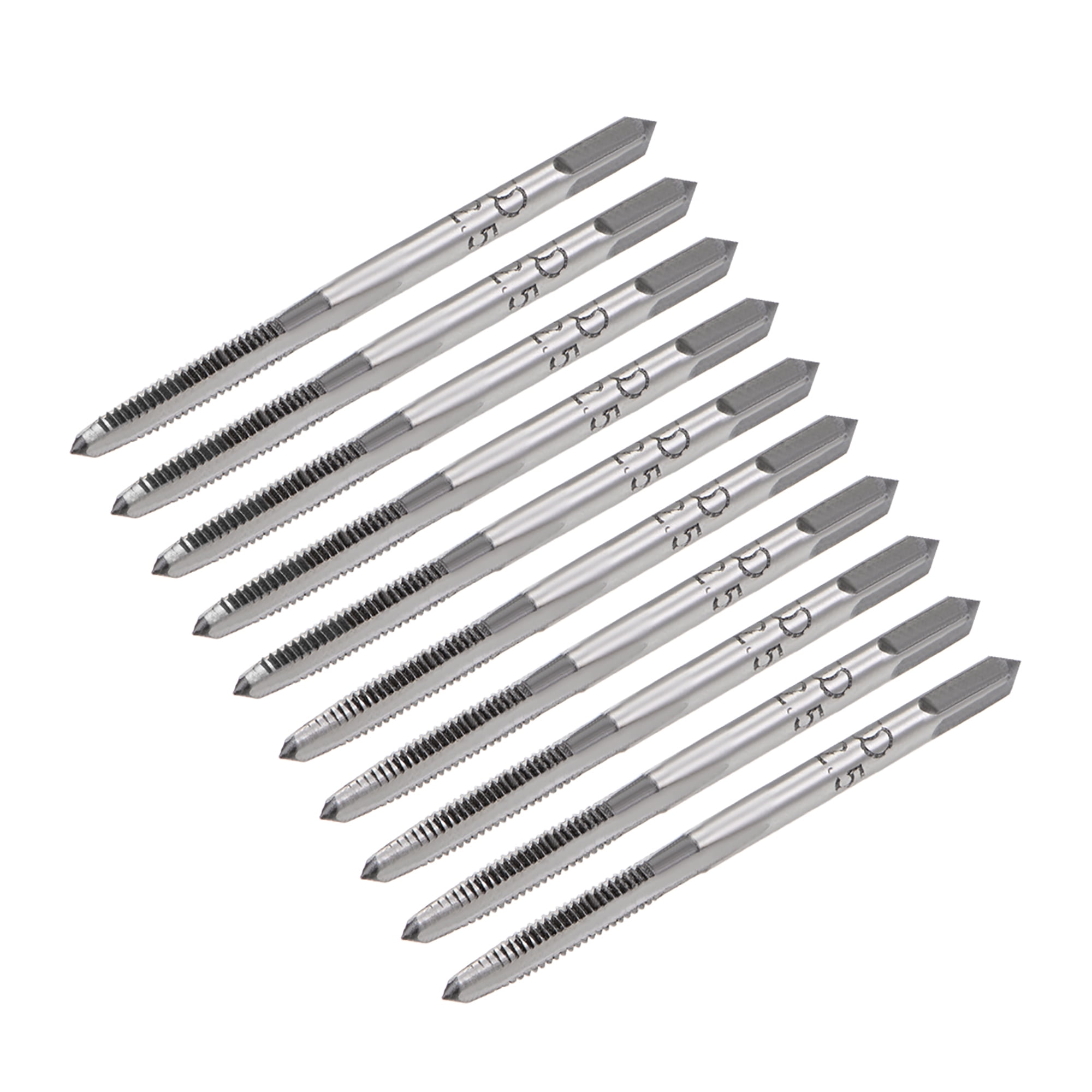 Uxcell Metric Hand Tap M2.5 Thread 0.45 Pitch 3 Straight Flute H2 High ...