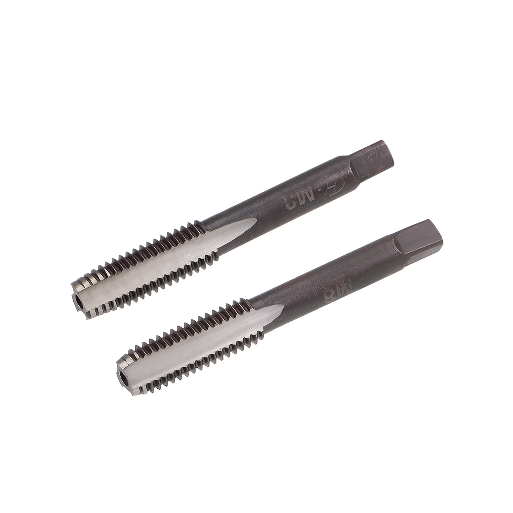 Metric Hand Tap M8 x 1.25 3 Straight Flute H2 Alloy Tool Steel 1 Pair ...