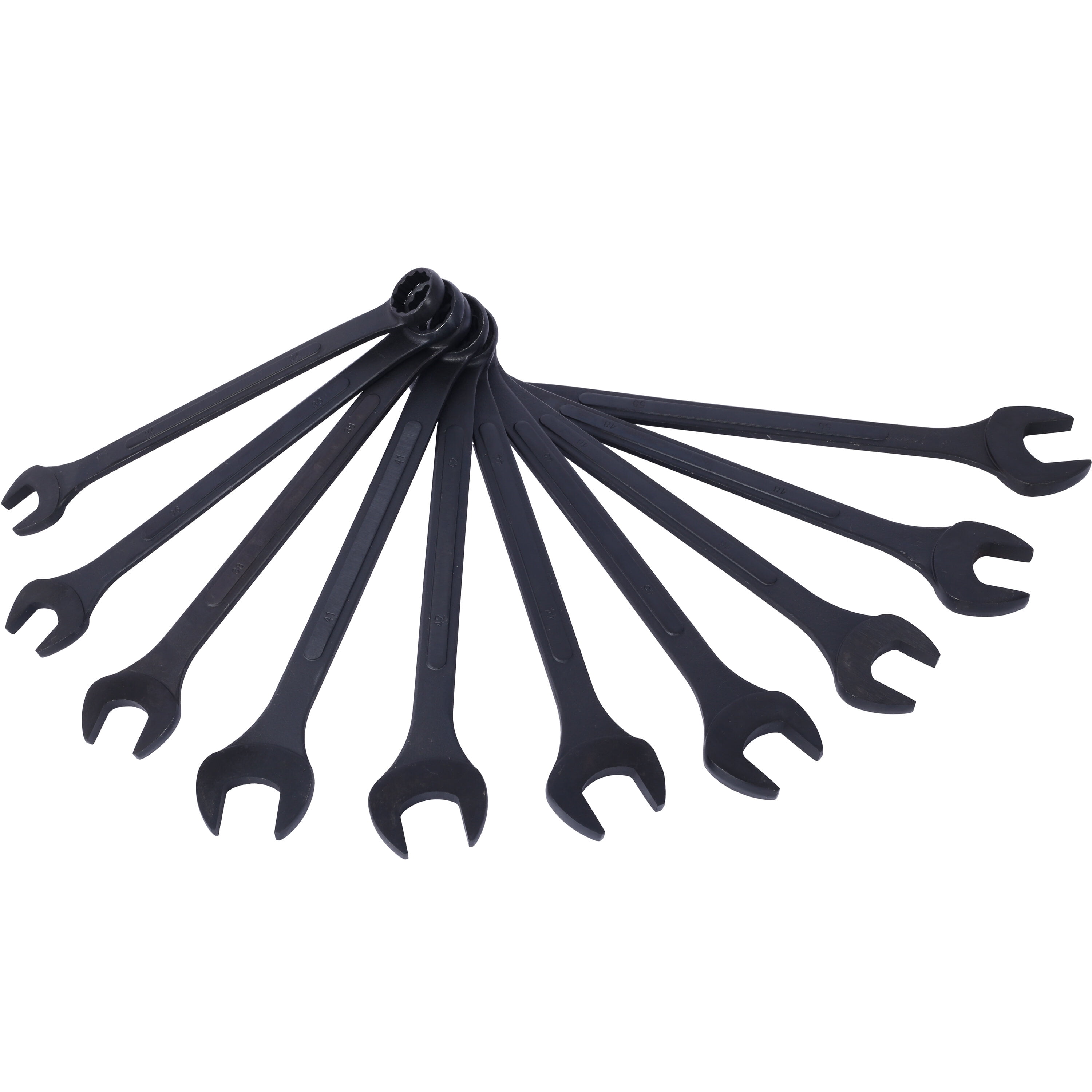 Metric Jumbo Combination Wrench Set Extra Large,10 PC Metric Black ...