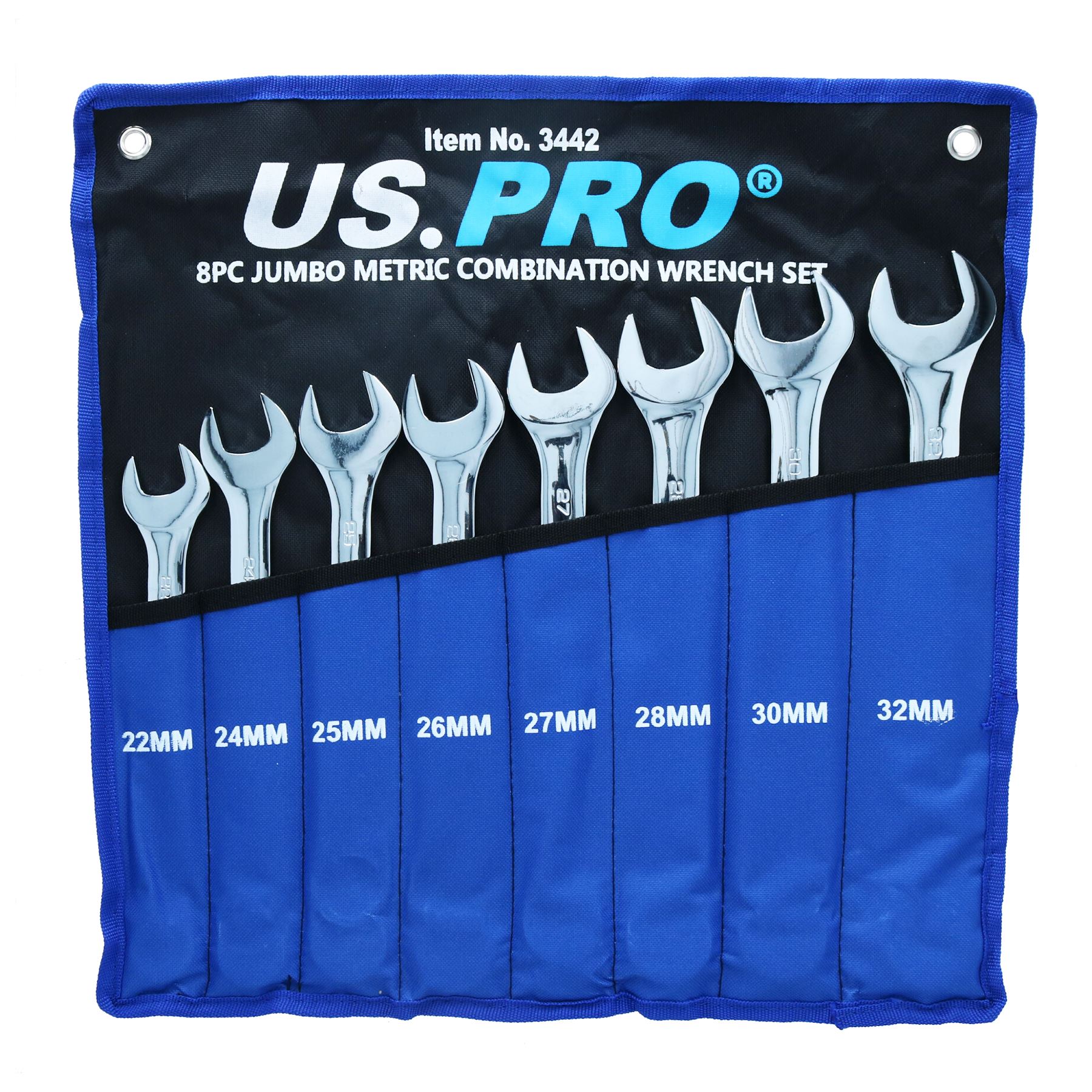 Metric Jumbo large Combination Spanner Wrench Set 22mm - 32mm - Walmart.com