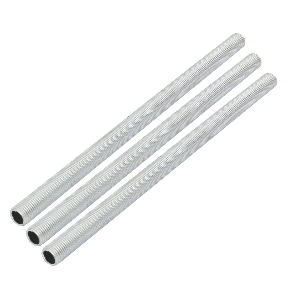 Metric M10 1mm Pitch Thread Zinc Plated Pipe Nipple Lamp Parts 190mm ...