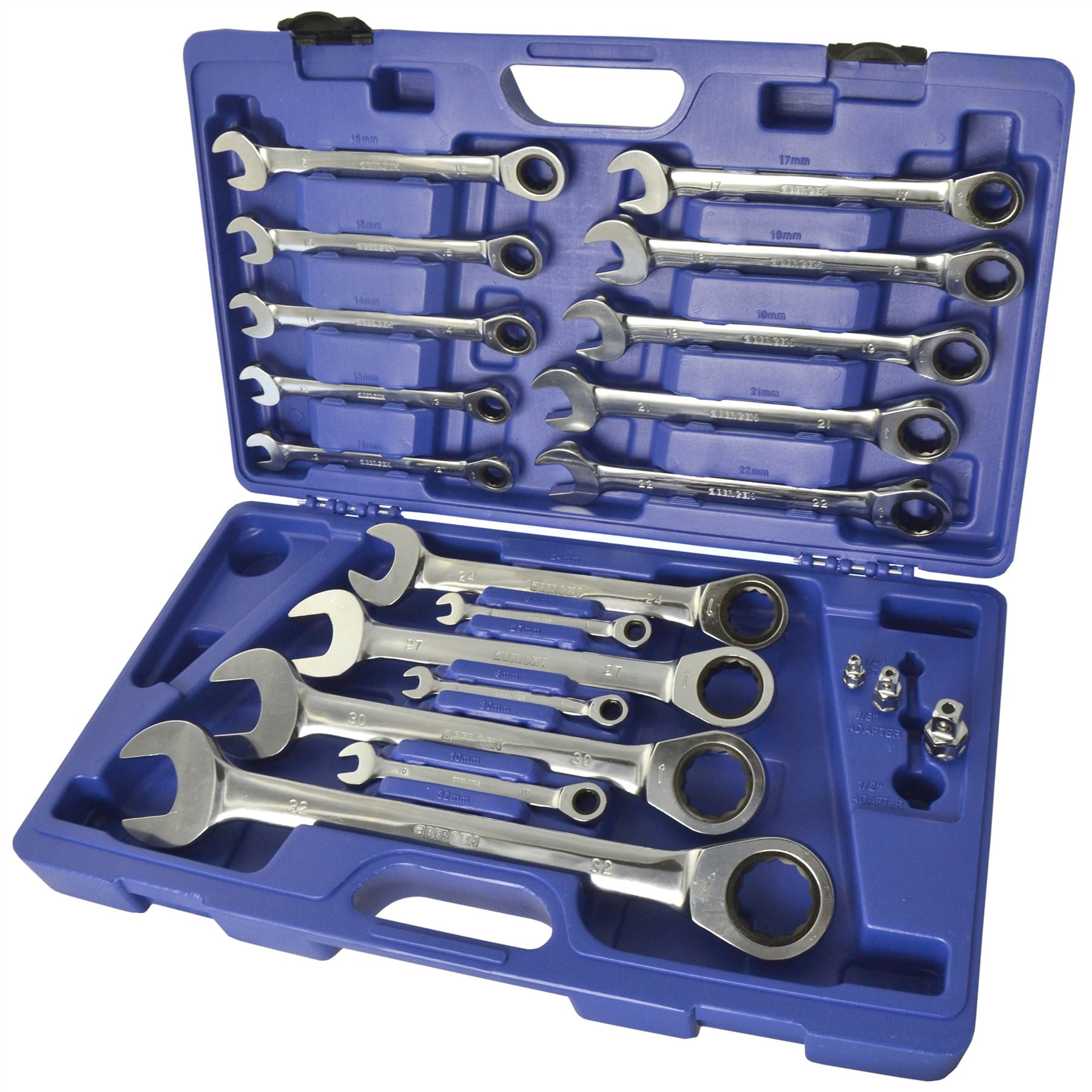 Metric MM Combination Ratchet Spanner Set 8mm – 32mm 20pc Set ...