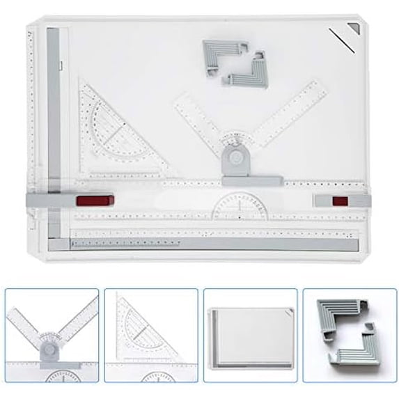 Metric Portable Drafting Table, Drawing Board Drafting Tools Set A3 ...