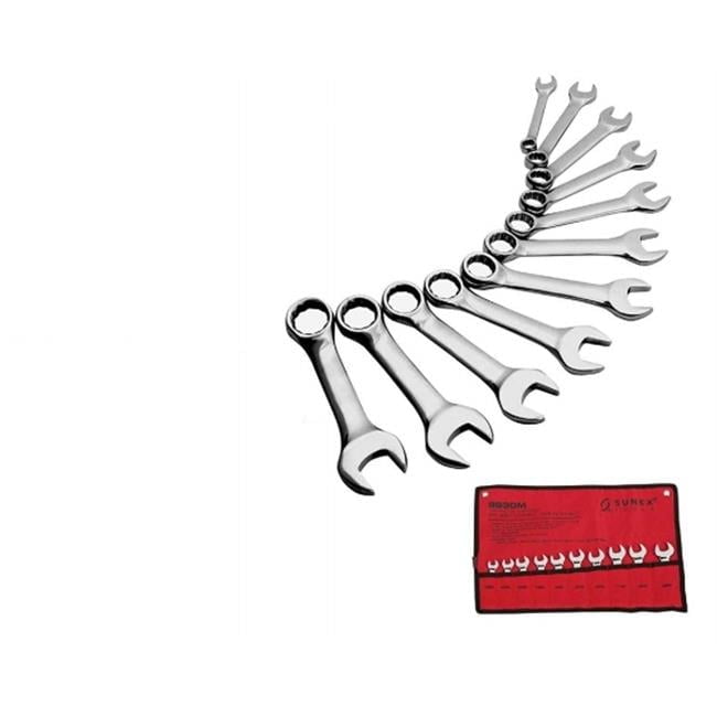 Metric Stubby Combination Wrench Set - Walmart.com