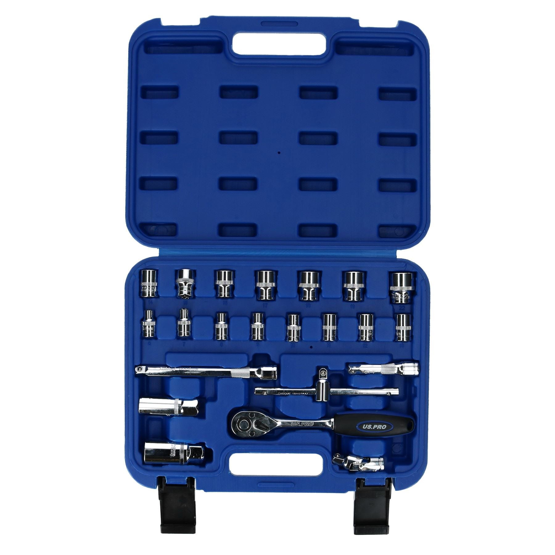 Metric Superlock Shallow Socket And Accessory Set 3/8" Drive 22pc ...