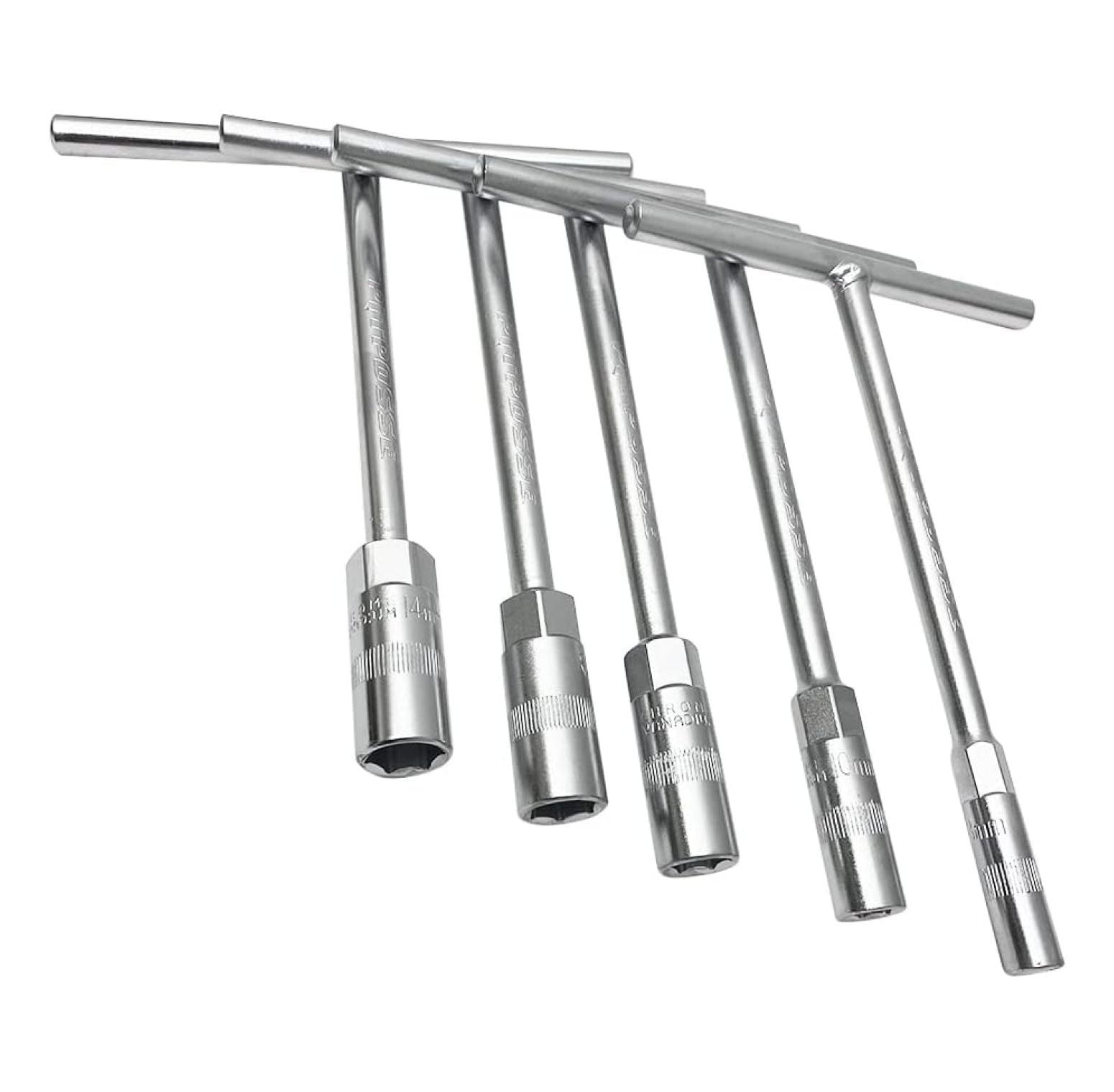 Metric T-Handle Socket Wrench Set Mini Tool Kit Compact - 5 Piece Set ...