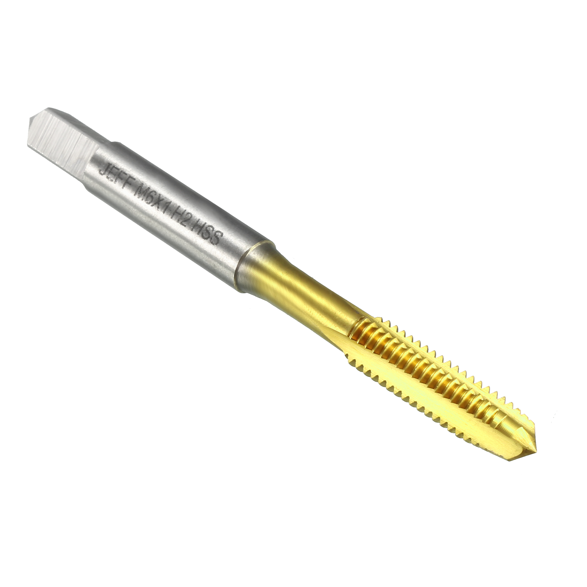 Uxcell Metric Tap M6 x 1 H2 Right Hand Thread Plug Ti-coated for ...