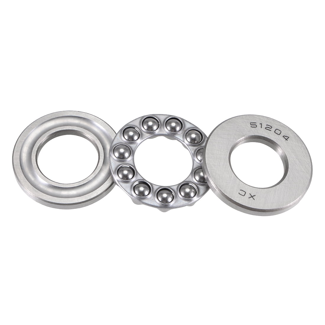 Metric Thrust Ball Bearing Three Parts 51204 20mm x 40mm x 14mm ...