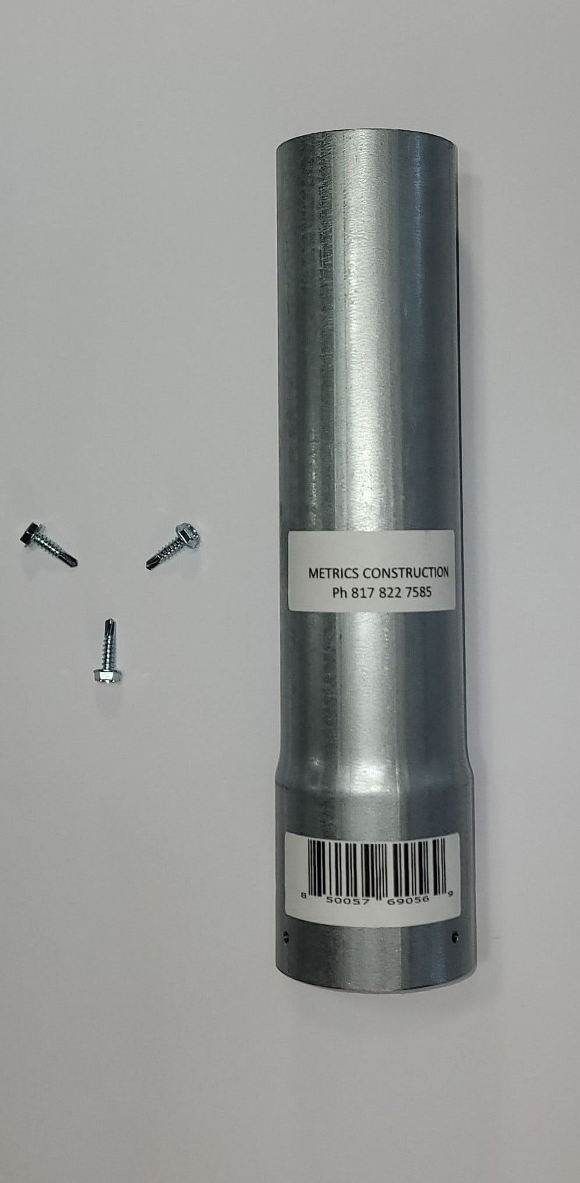 Metrics Construction 1-5/8 in Fence Post Extender, Galvanized - Walmart.com