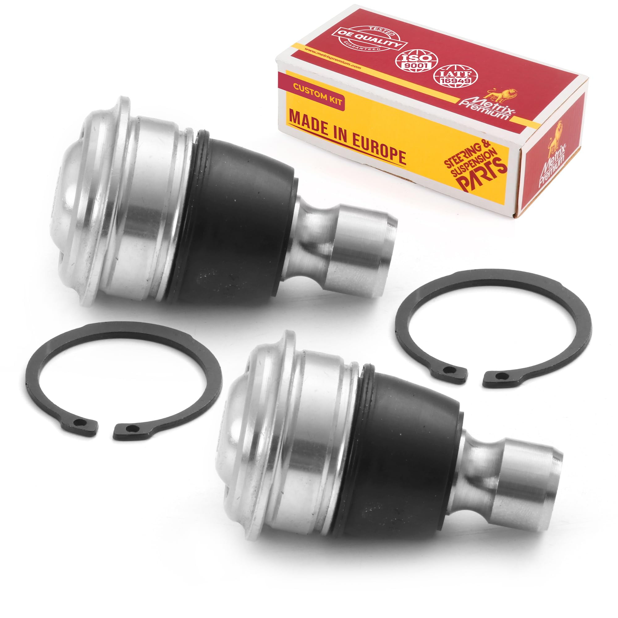 Metrix Premium Chassis Parts - 2 PC Front Lower Ball Joint Kit Fits 17 ...