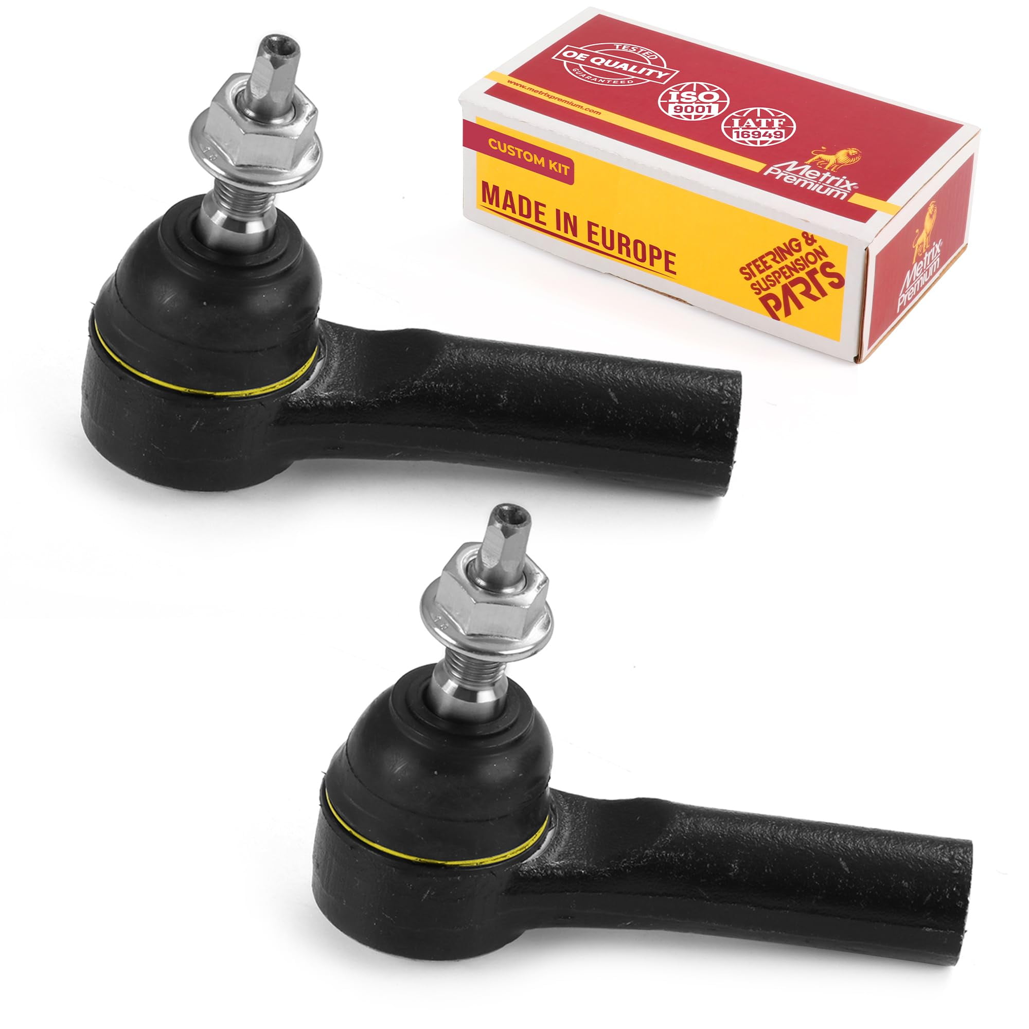 Metrix Premium Chassis Parts - 2 PC Front Outer Tie Rod End Kit Fits ...