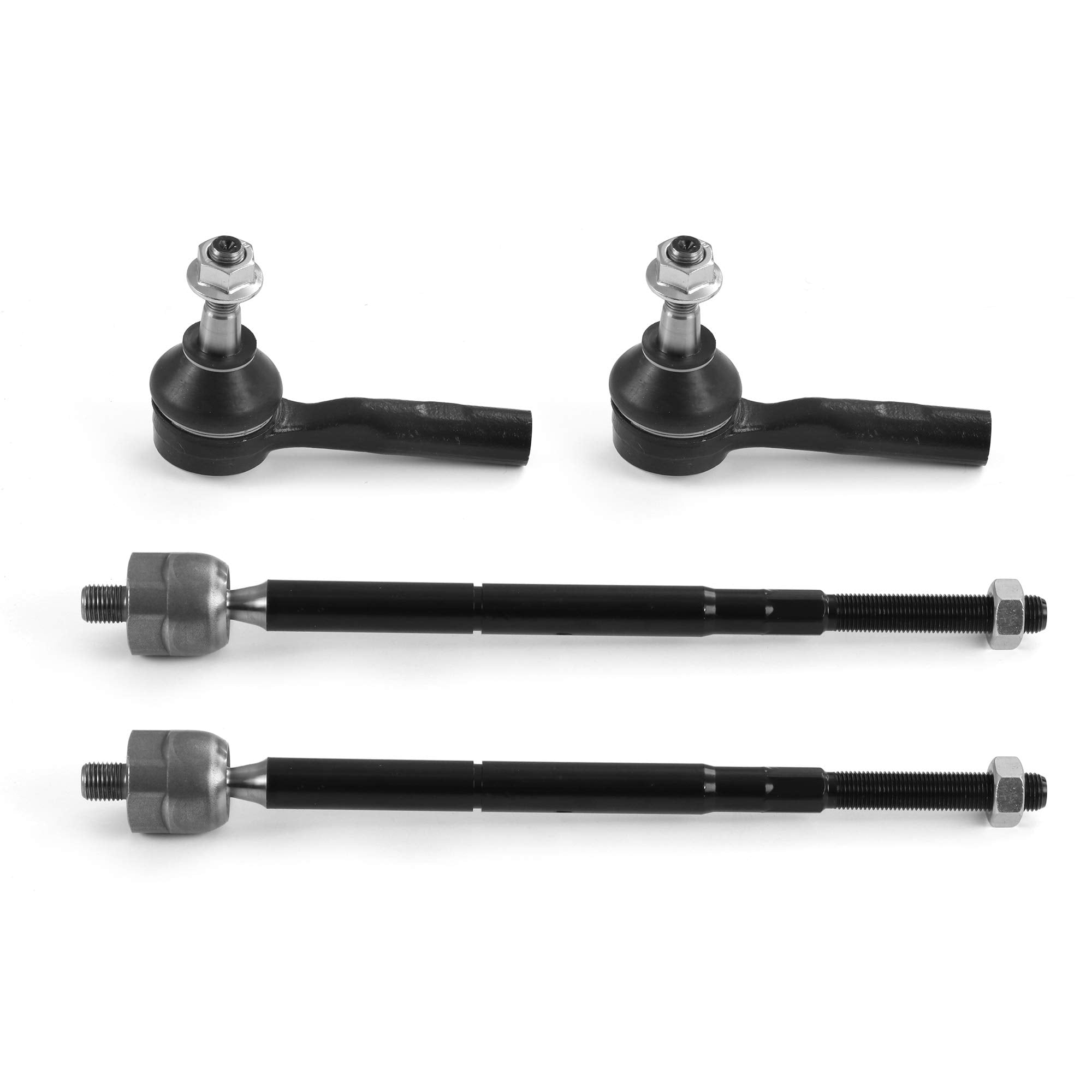 Metrix Premium Chassis Parts - 4 PC Inner & Outer Tie Rod End Kit Fits ...