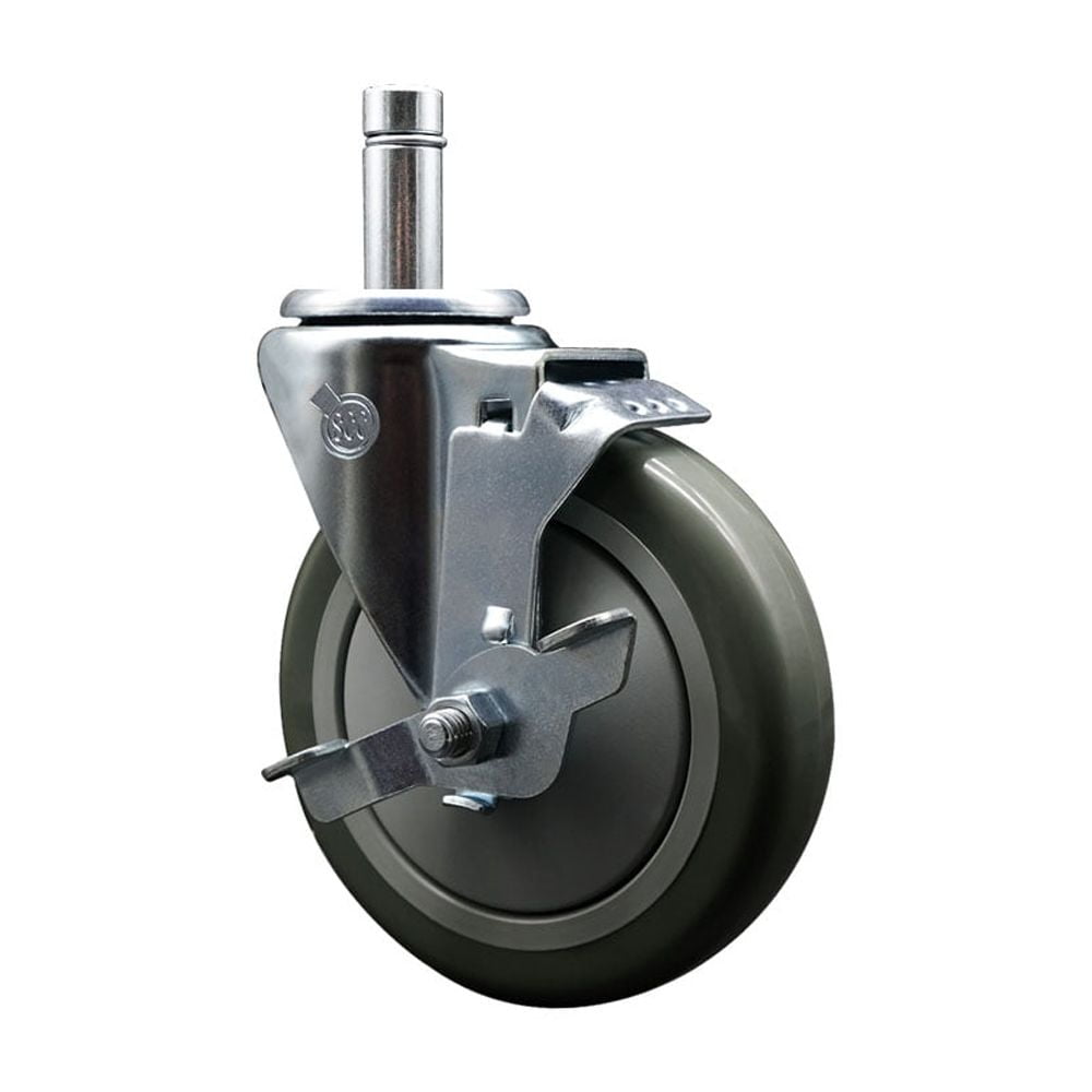 Metro 4615MPBX Replacement Caster with Brake - Service Caster Brand ...