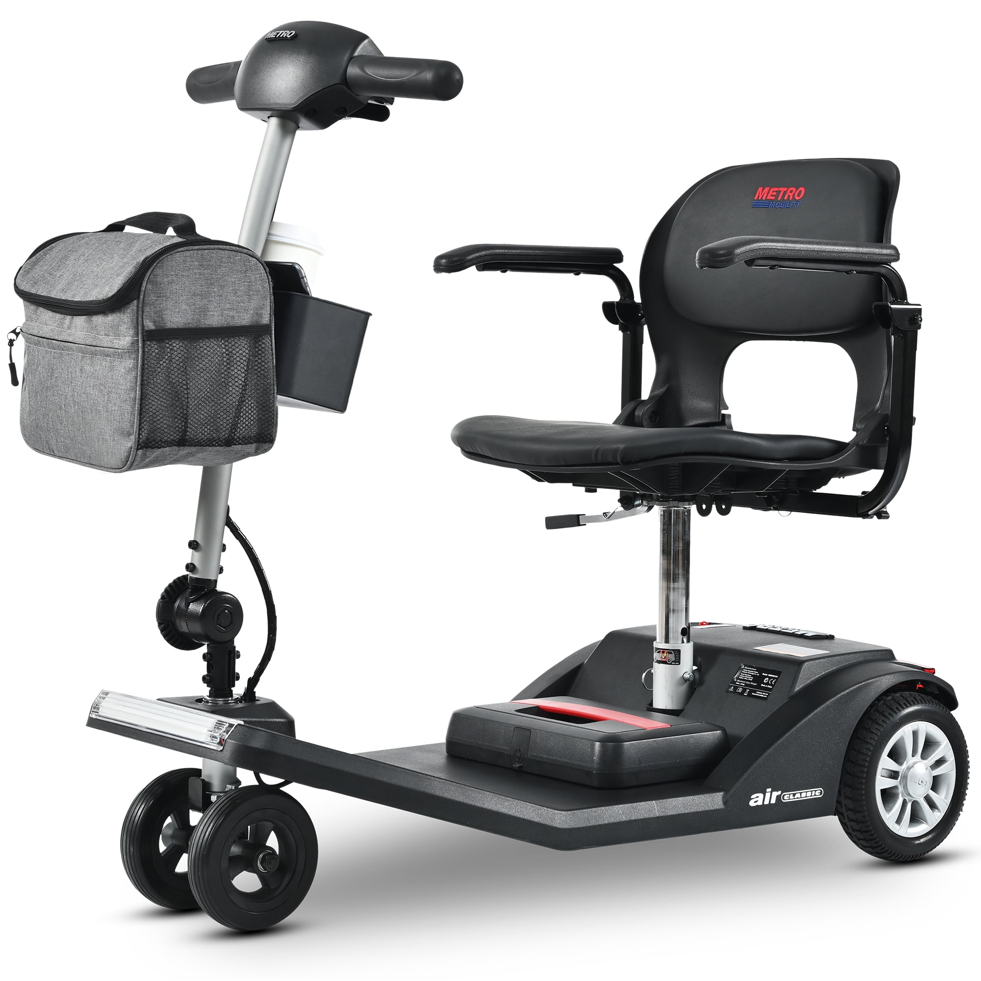 Metro Air Classic Electric Scooter with 250W Motor, Capacity Bag ...