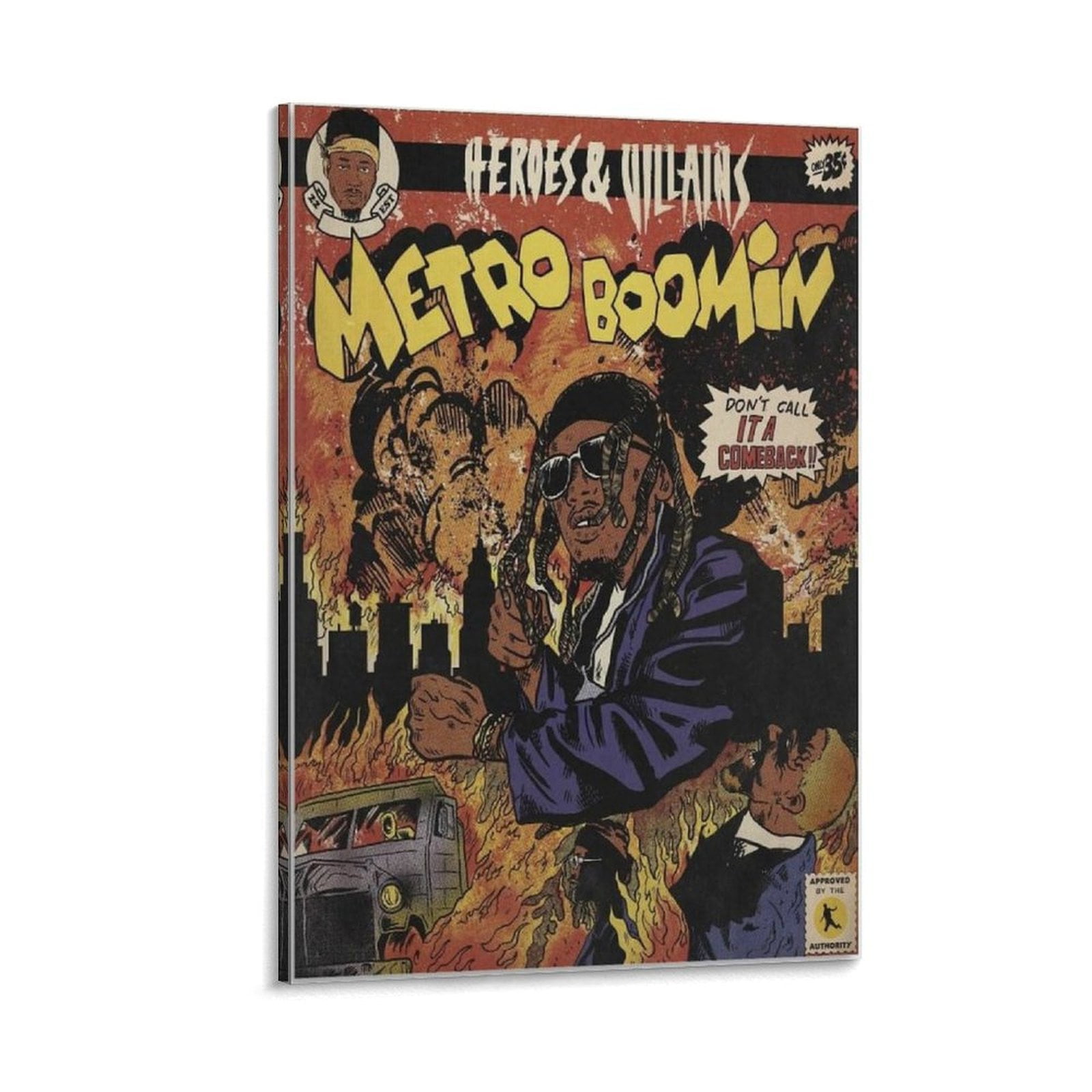 Metro Boomin Frame-style20x30inch(50x75cm) - Walmart.com