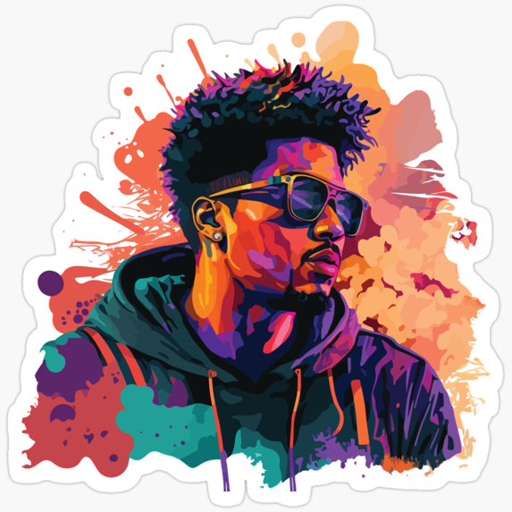 Metro Boomin Sticker Phone Decal Water Bottle Stickers Car Decals ...