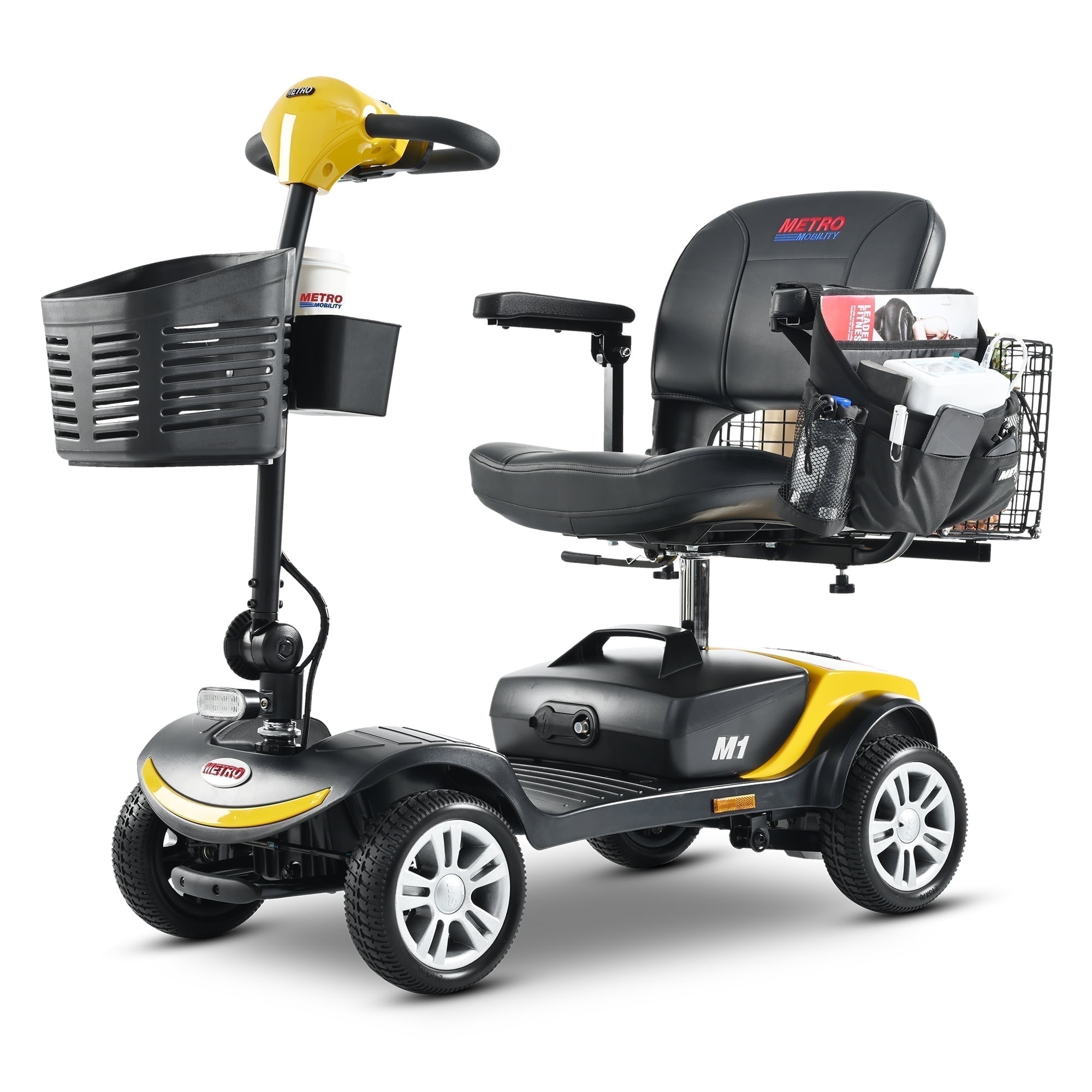 Metro M1 4-Wheel Electric Scooter with Shock Absorber, 300W Motor ...