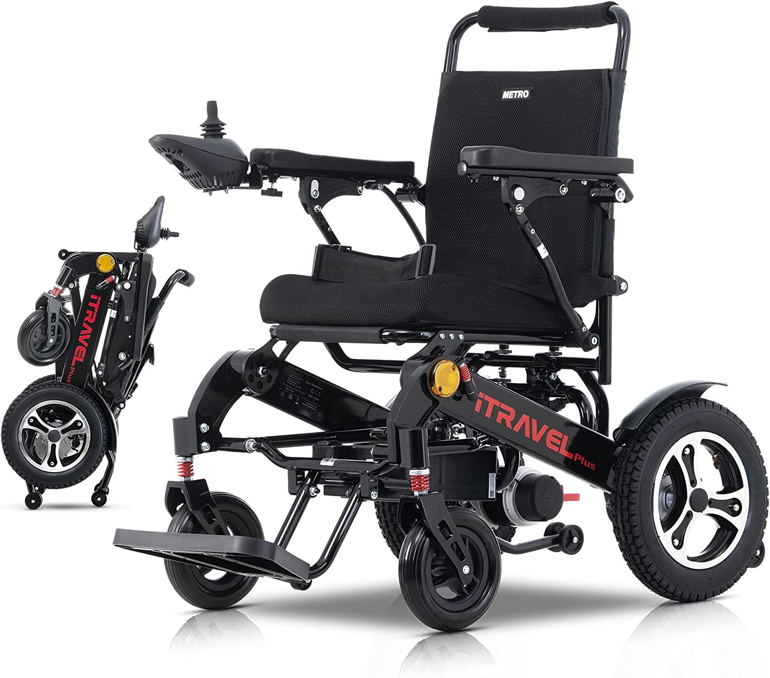 Metro Mobility Foldable Electric Wheelchair for Adults with ...