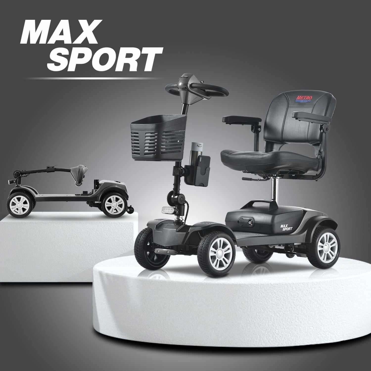 Metro Mobility Scooter, Lightweight Transport for Disabled, Adult ...