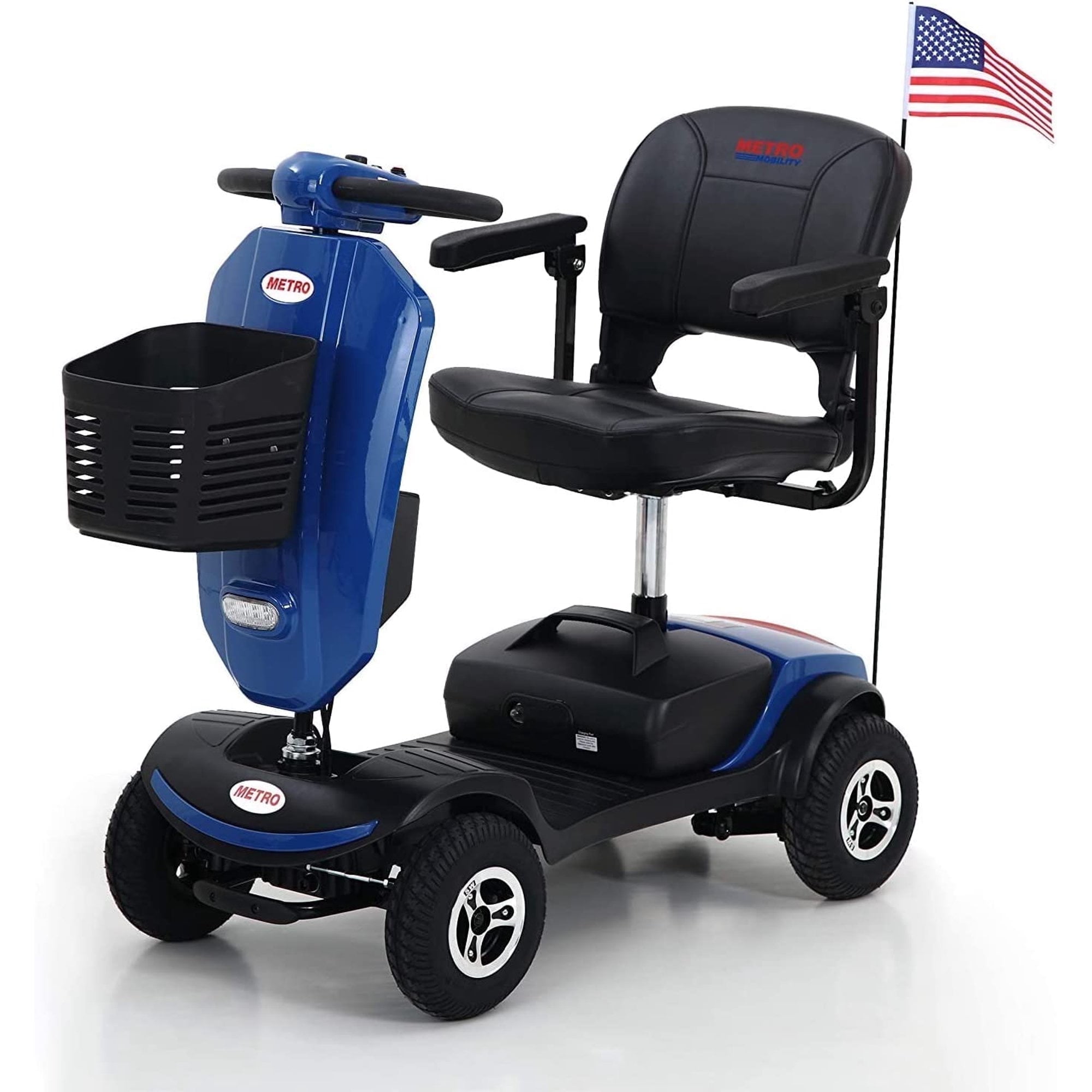 Metro Mobility Foldable Four-Wheel Scooter for Disabled Adults and ...