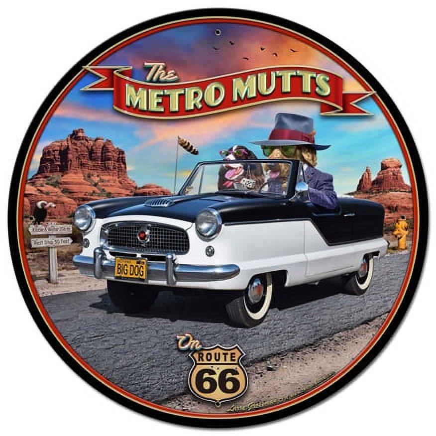 Metro Mutts Vintage Sign “Made in the USA with heavy gauge steel ...