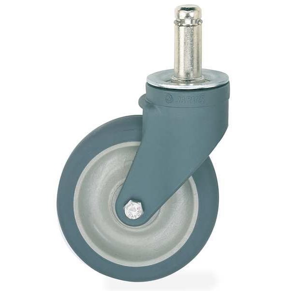 Metro Stem Caster,5"dia,Polyurethane,300lb 5PC - Walmart.com