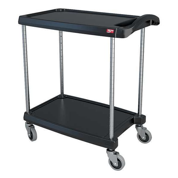 Metro Utility Cart,300 lb. Load Cap.,2 Shelves MY1627-24BL - Walmart.com