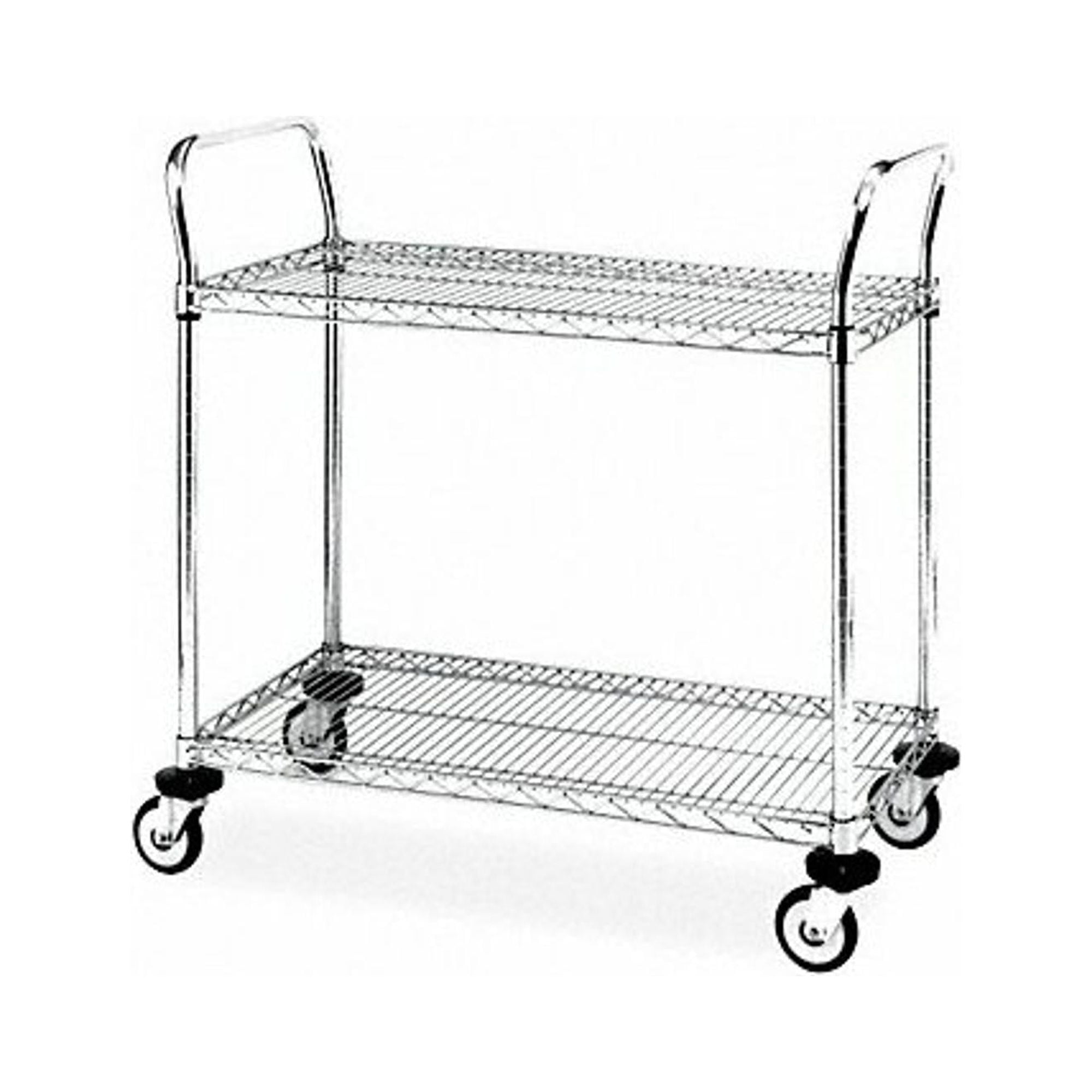 Metro Wire Cart,18 In. W,36 In. L,Chrome 4W648 - Walmart.com