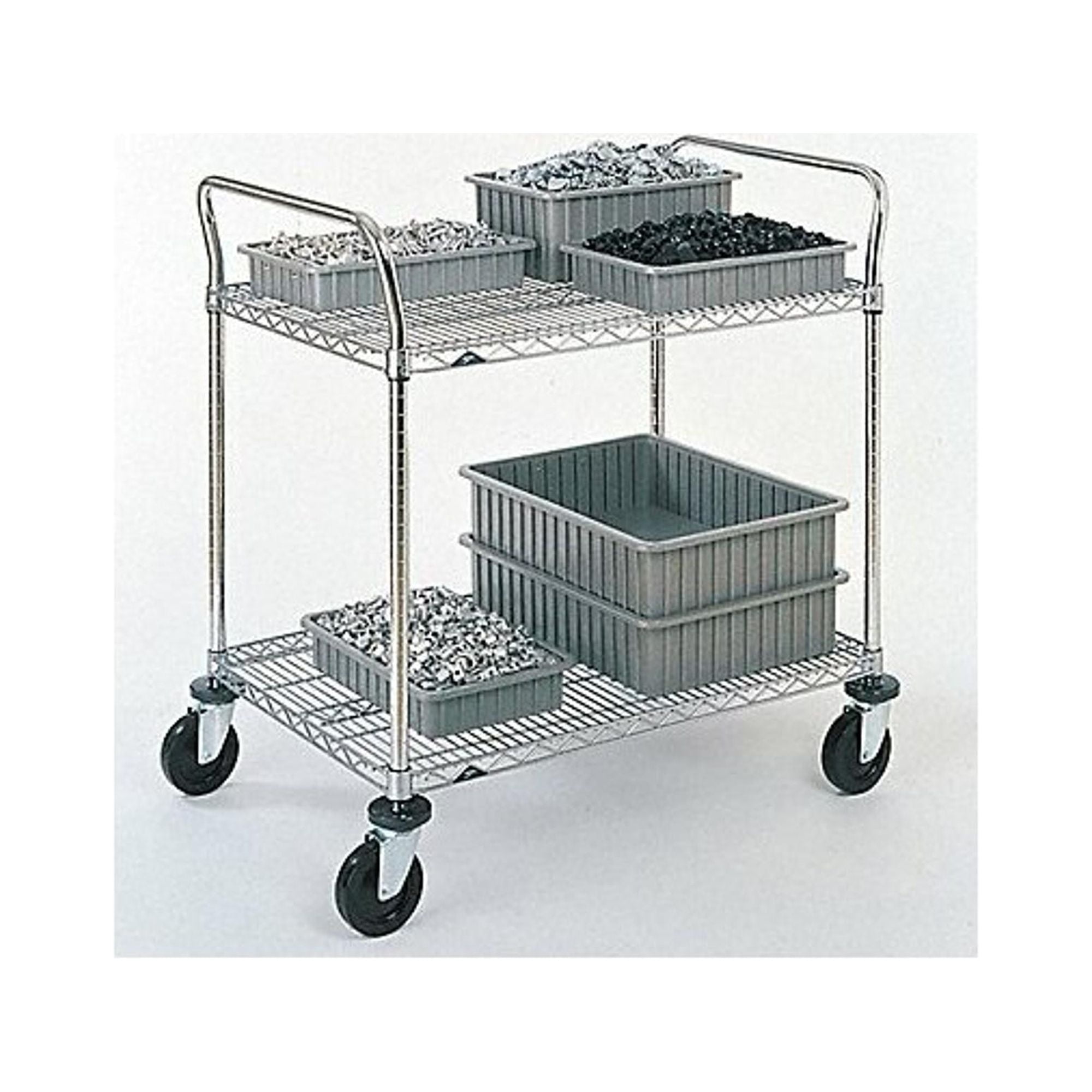 Metro Wire Cart,24 In. W,36 In. L,Steel 2SPN53ABR - 1PK/25 - Walmart.com
