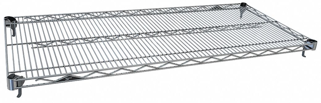 Metro Wire Shelf,18x60in,LdCap 600lb,PK5 A1860NC-5 - Walmart.com