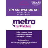 Metro by T-Mobile Bring Your Own Sim Device SIM Kit - Walmart.com