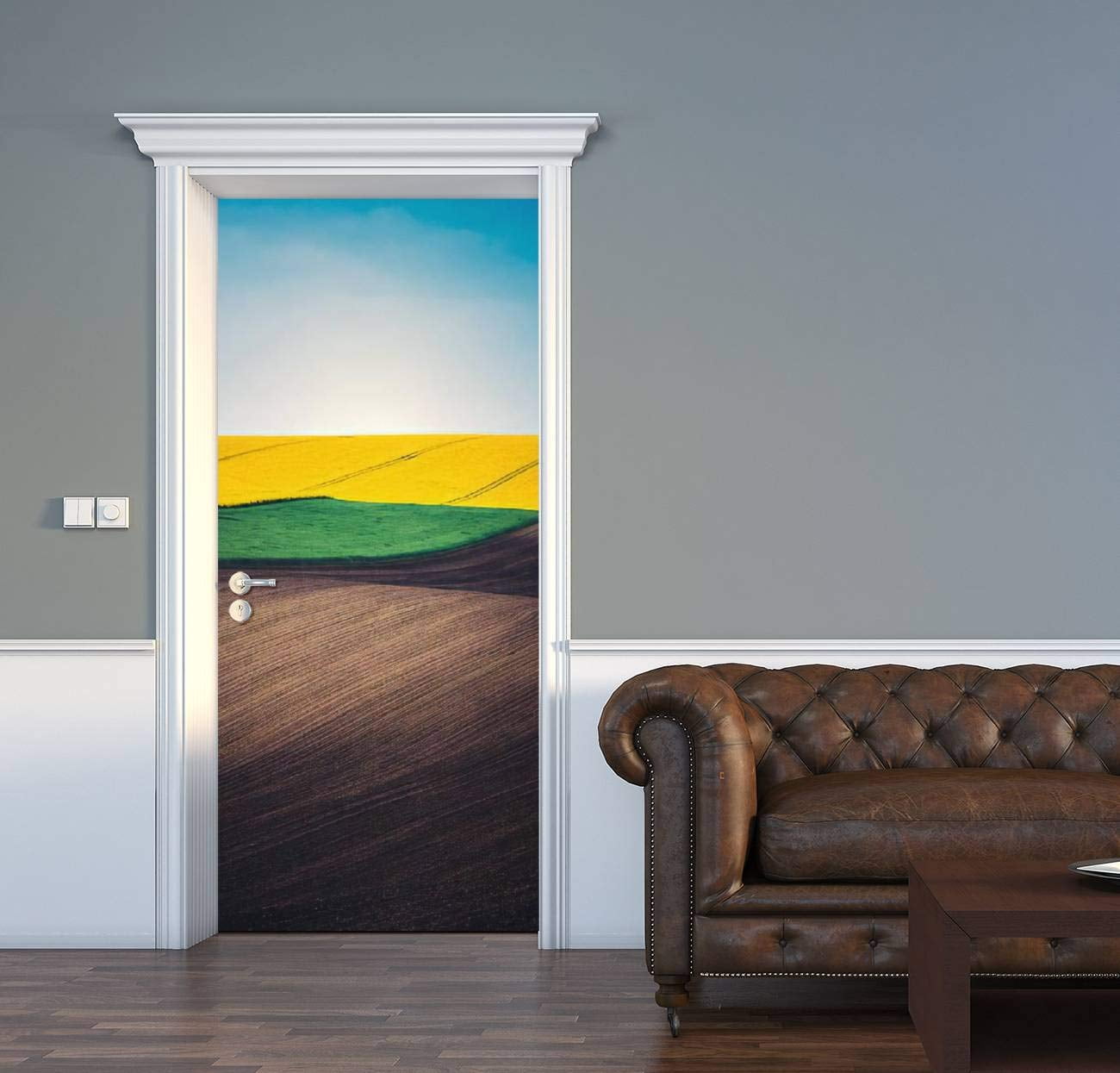 Metro in Berlin Door Stickers Removable Self Adhesive Modern Art Wall ...