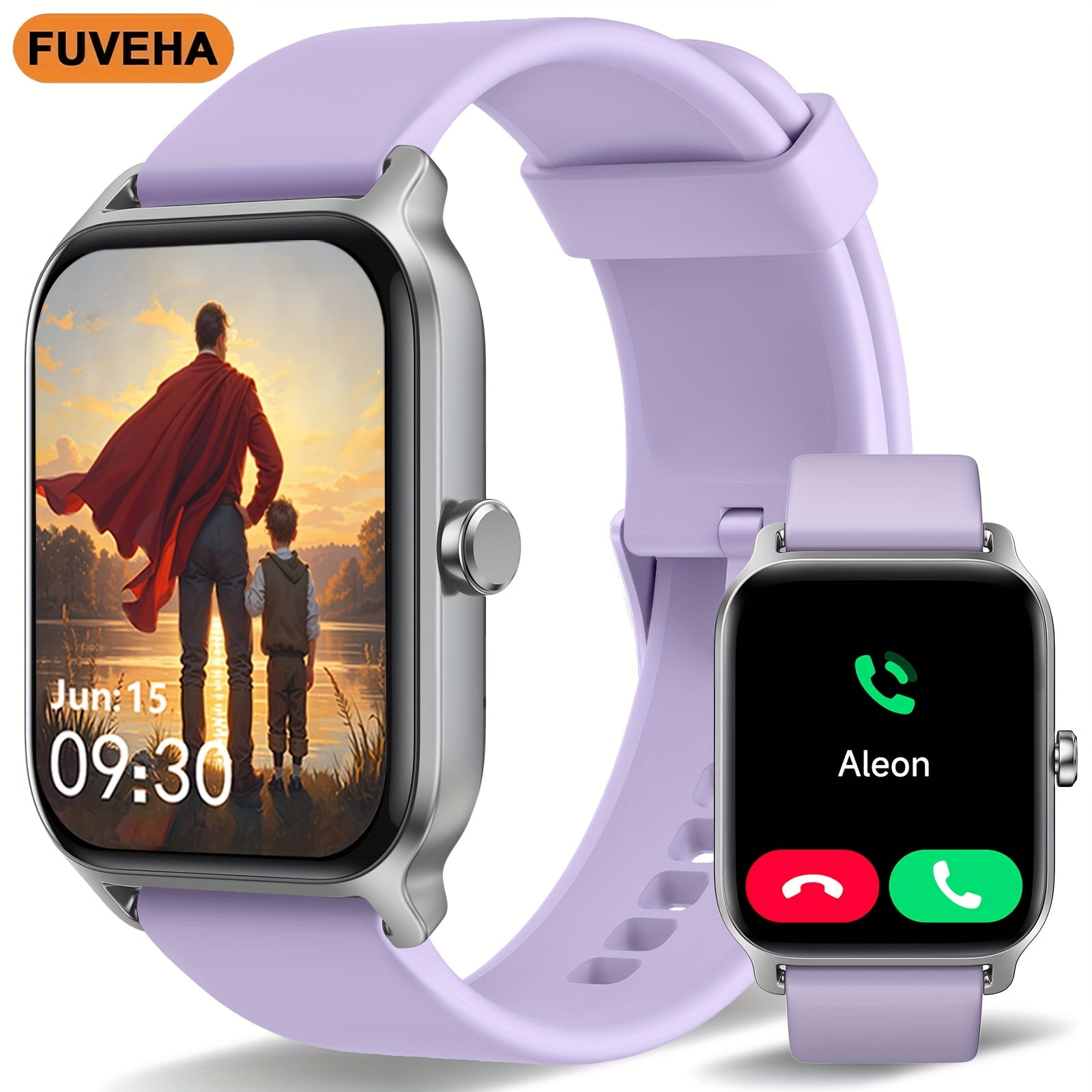 MetroTek 1.8" Smartwatch for Android & iPhone - HD Touch Screen, Calls ...