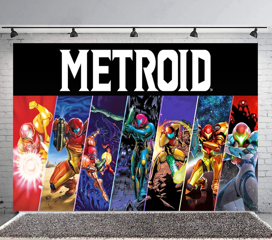 Metroid Dread Backdrop Banner Party Supplies Poster Movie Theme ...