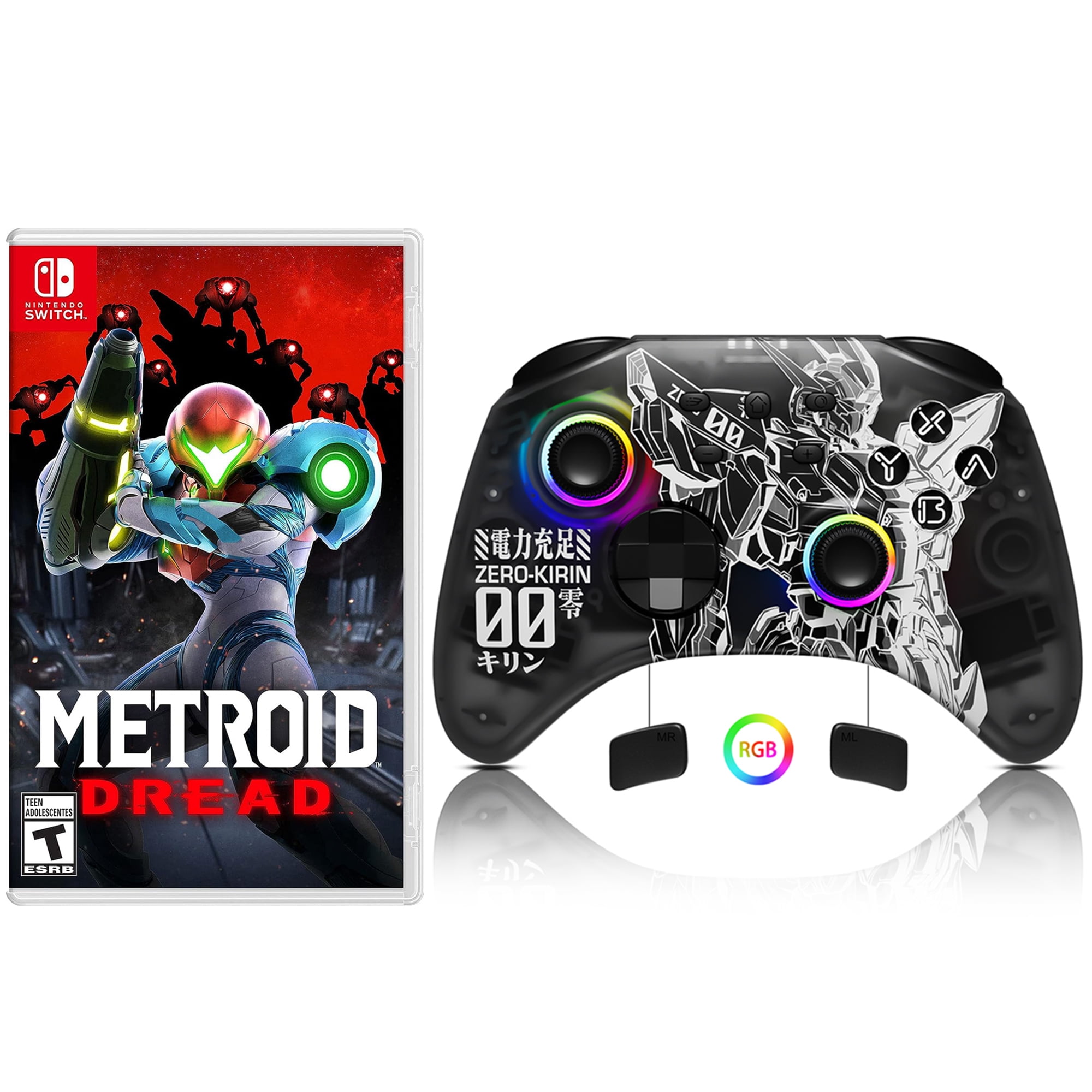 Metroid Dread Game Disc and Upgraded Switch Pro Controller for Nintendo ...