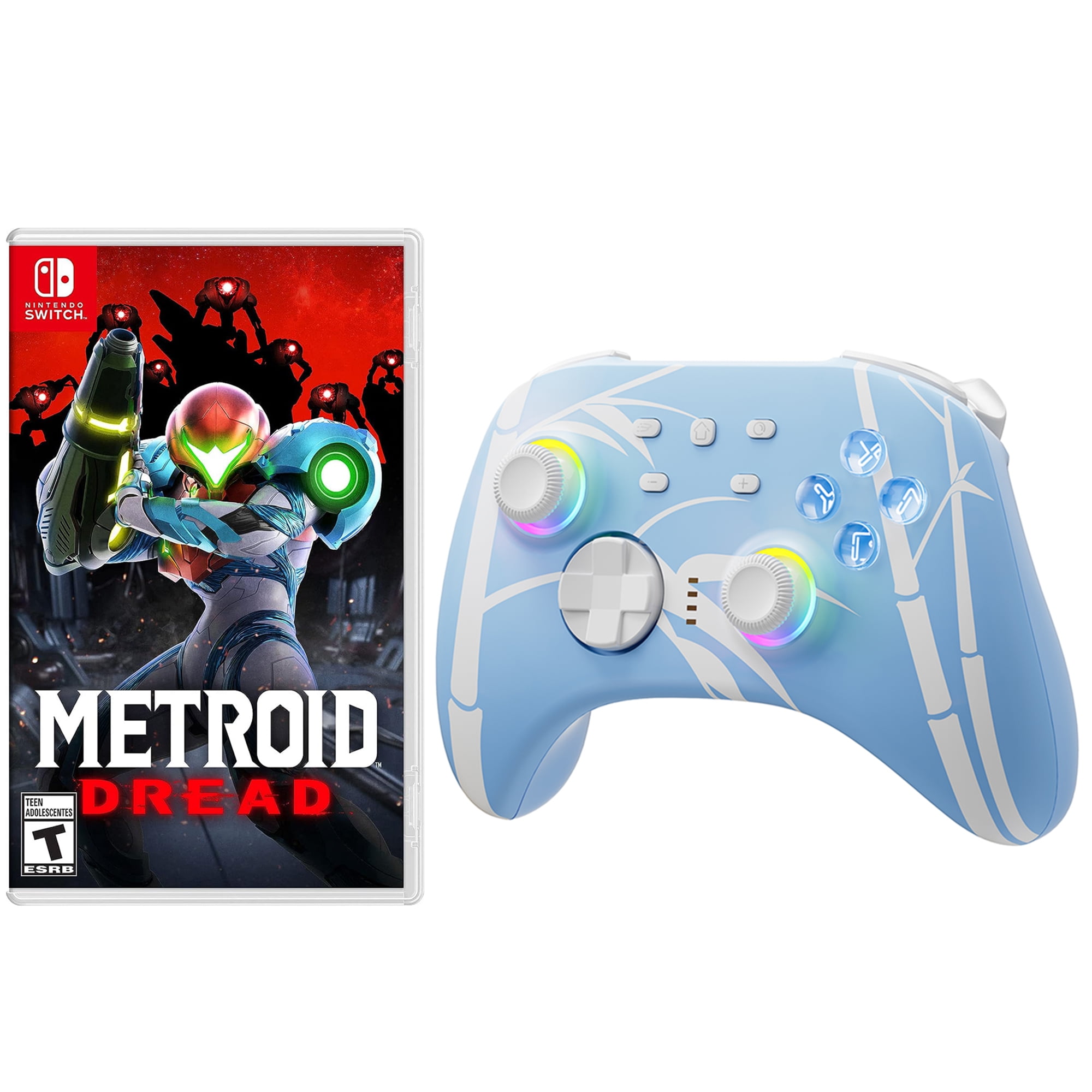 Metroid Dread Game Disc and Upgraded Switch Pro Controller for Nintendo ...
