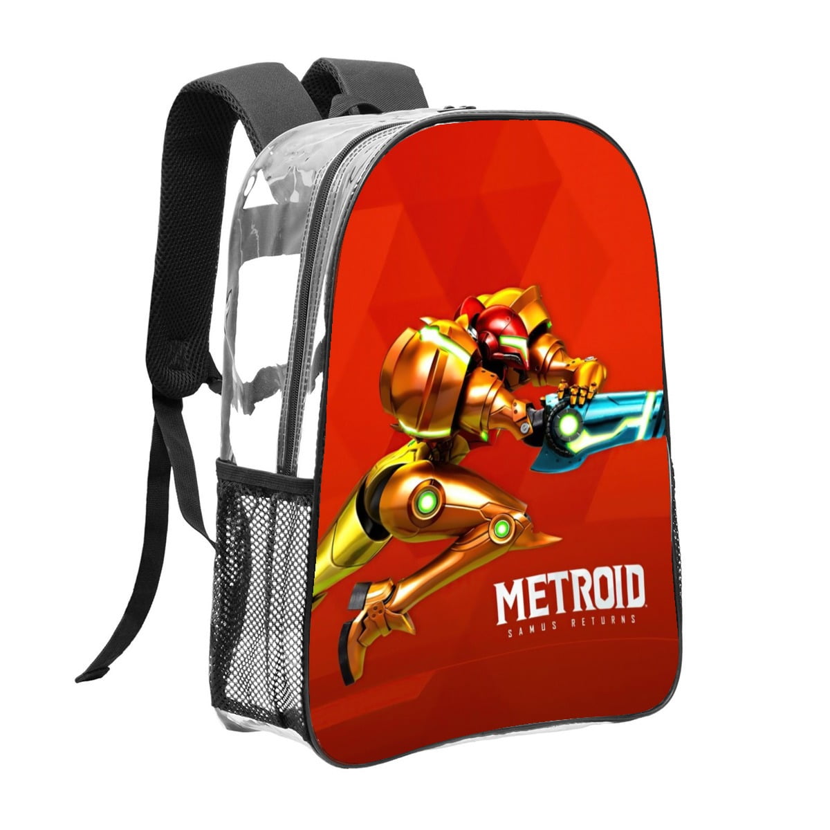Metroid Dread Pattern Transparent Backpack Lightweight And fashionable ...