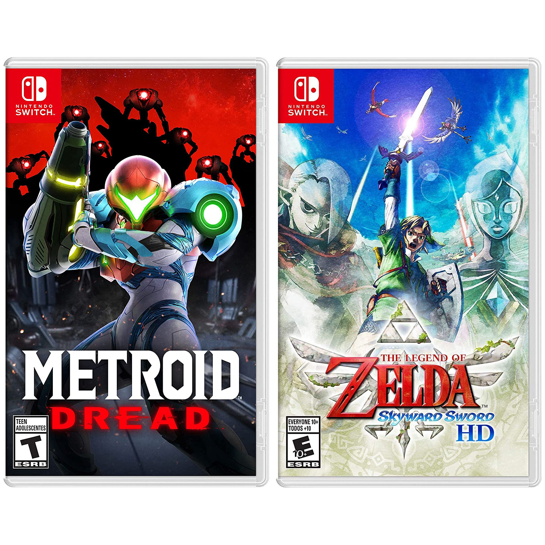 Metroid Dread and The Legend of Zelda: Skyward Sword, Nintendo Switch ...